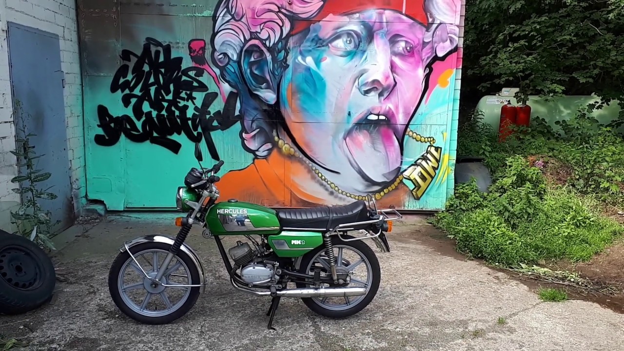 Hercules MK 2 S in irisch grün - YouTube