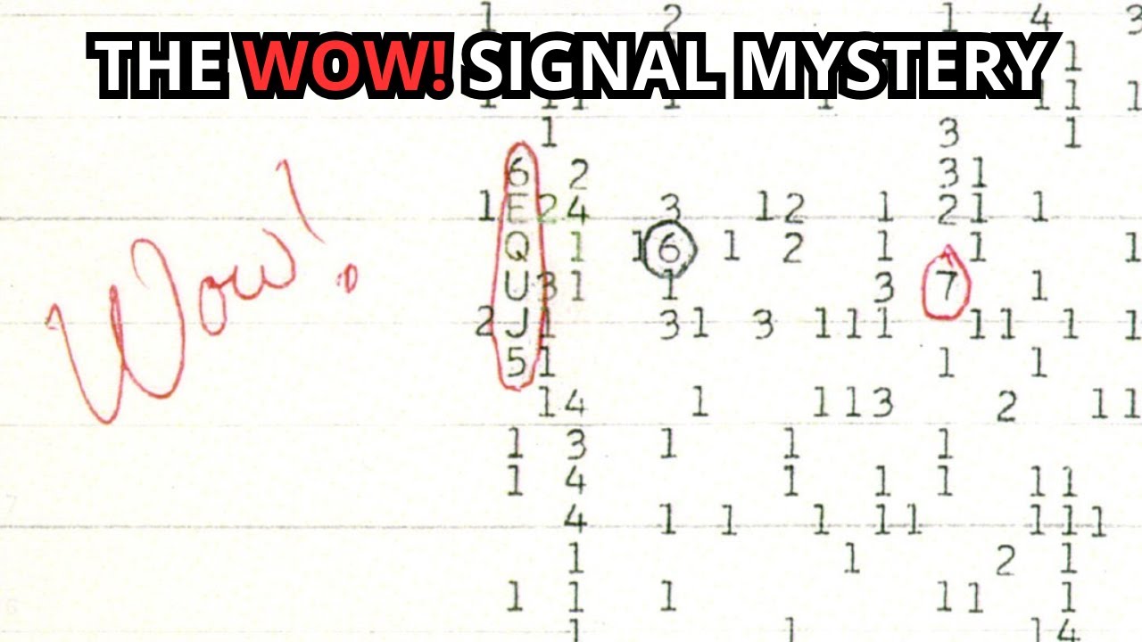 The Wow! Signal: One Signal, No Answers, Endless Theories - YouTube