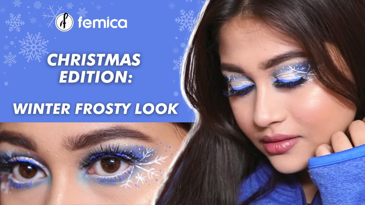 How To Ace The Christmas Frosted Eye Makeup Look | Makeup Trends ...