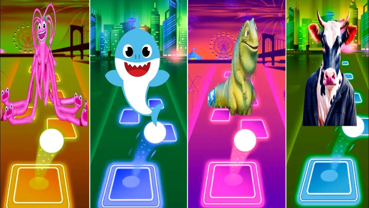 Mommy Long Legs Poppy Chapter 2🆚Baby Shark🆚Leo🆚Funny Cow ️Who is best ...