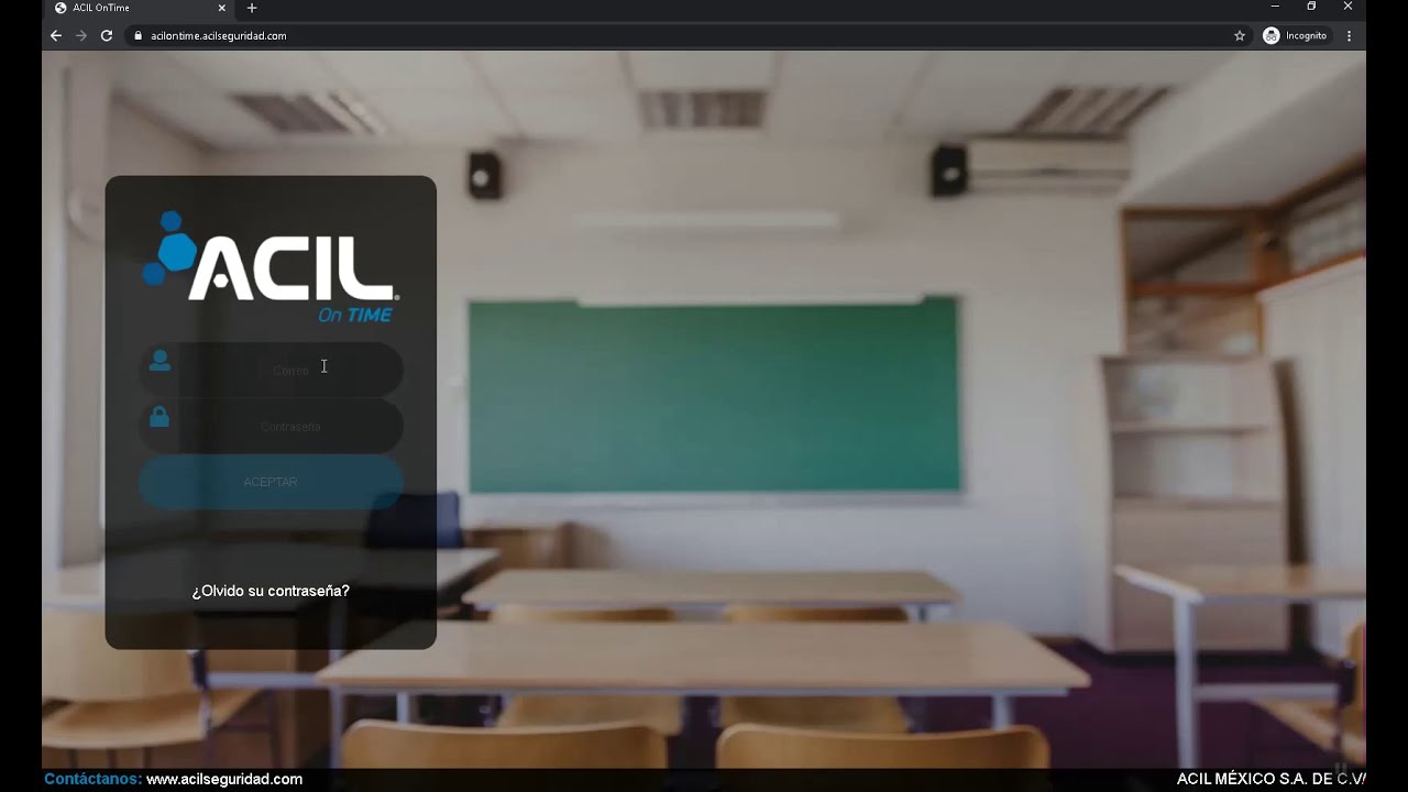 COMO INGRESAR EN ACIL ON TIME WEB (LEER DESCRIPCION!) - YouTube
