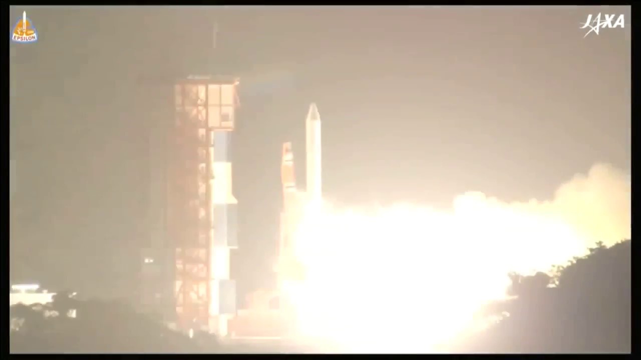Launch of Japanese JAXA Epsilon (#3) rocket carrying ANSARO-2 from Japan January 18, 2018 - YouTube