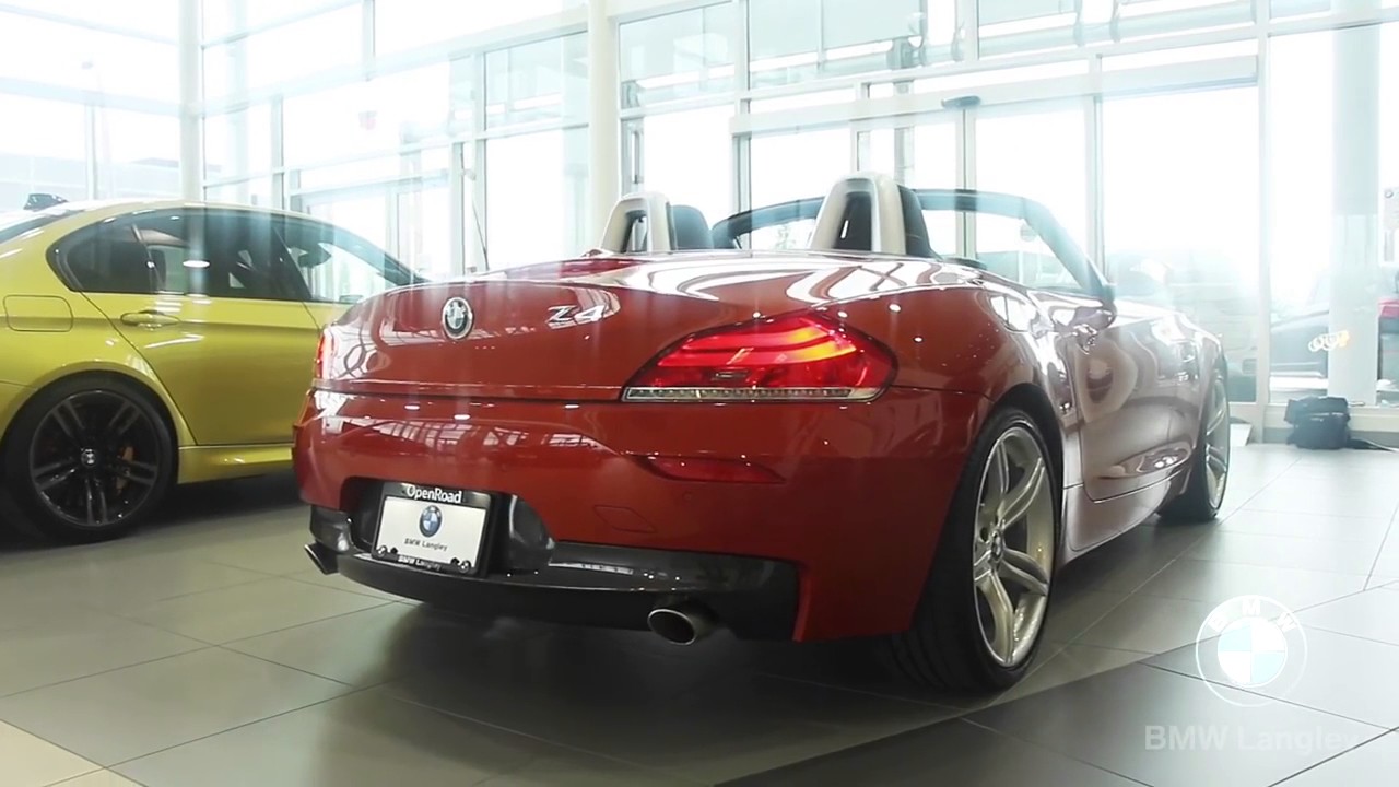 All new BMW z4 series metallic orange - YouTube