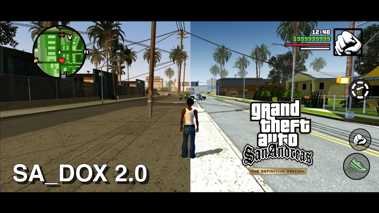Gameplay SA_DOX 2.0 + Modpack Definitive Edition TEST - Snapdragon 680 ...