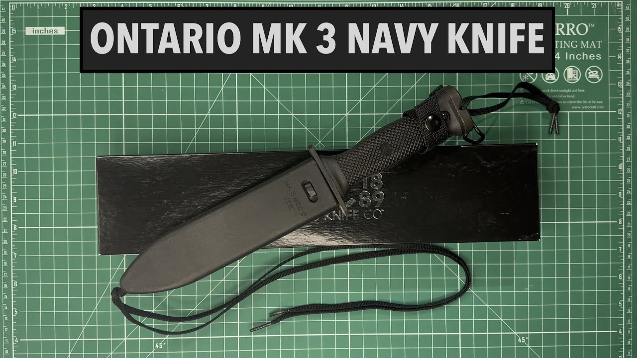 Unboxing Ontario MK 3 Navy knife - YouTube