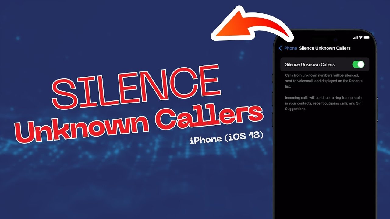 How to Silence Unknown Callers on iPhone (iOS 18 UPDATED) - YouTube