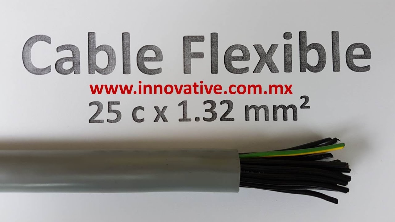 Cable 25 Conductores x 1.32 mm² - Clase 5 - YouTube