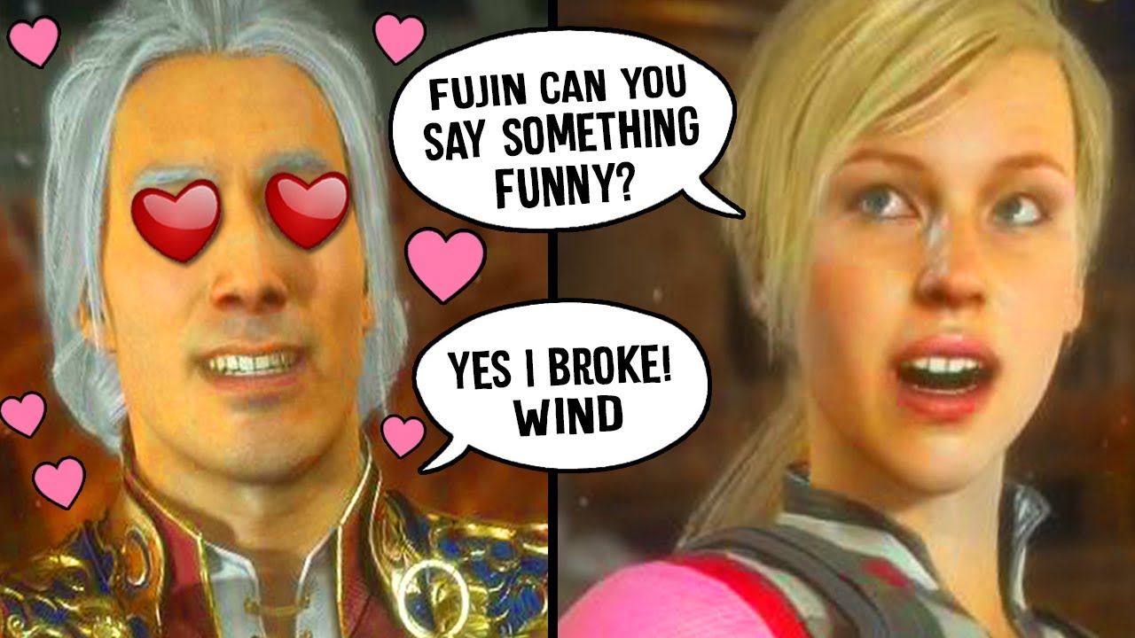 MK11 - FUJIN FLIRTY INTROS & ROAST INTROS Vs All Female Kombatants ...