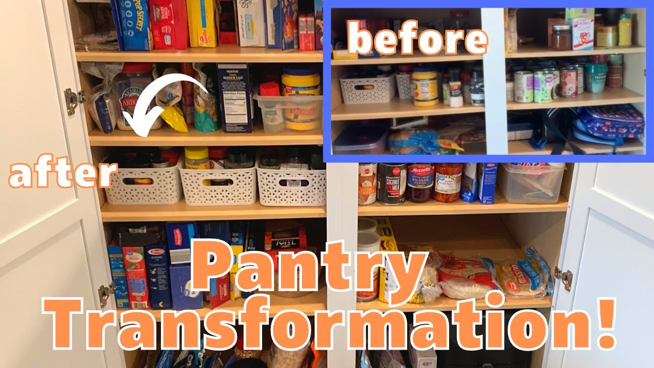 Decluttering the Pantry | Insane Pantry Transformation | How to ...