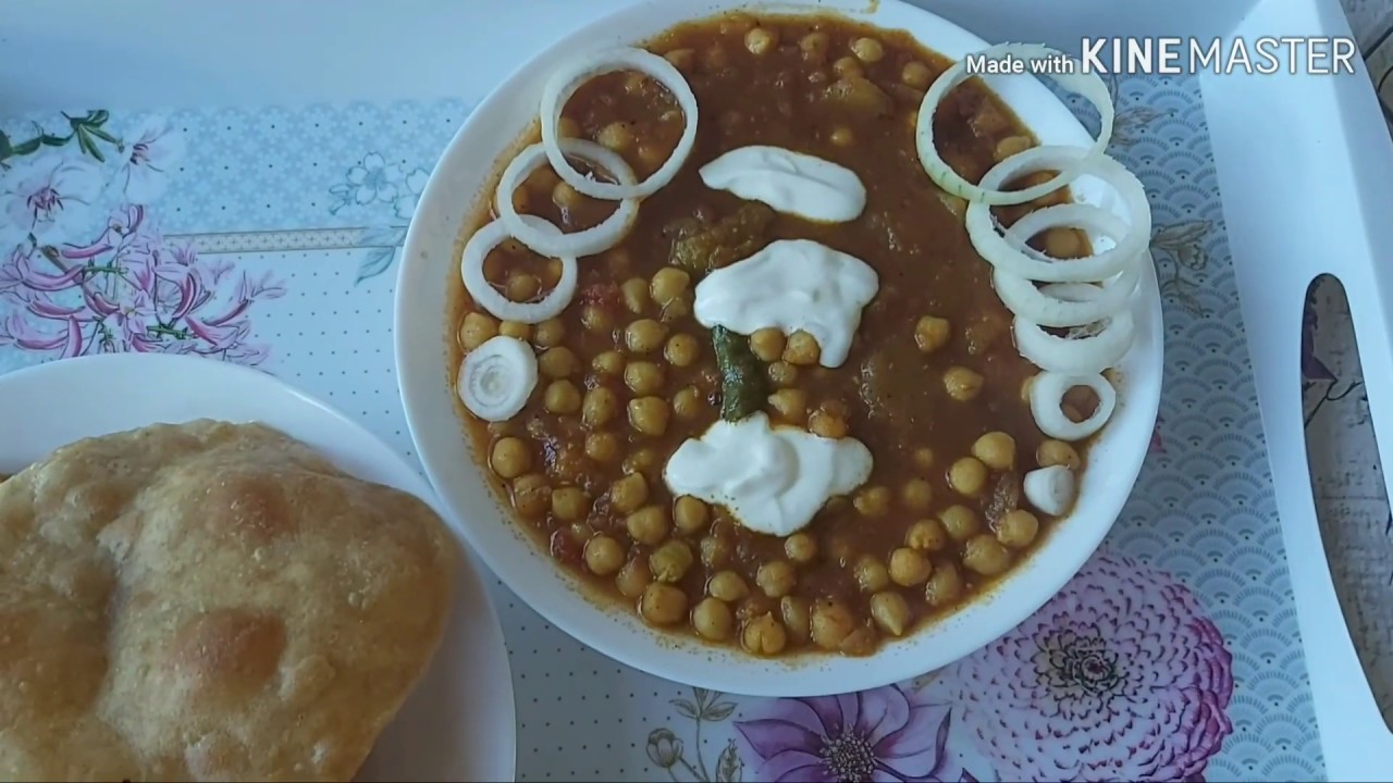 cholapuri | Chola chana masala recipe cholapuri | garbanzon beans ...