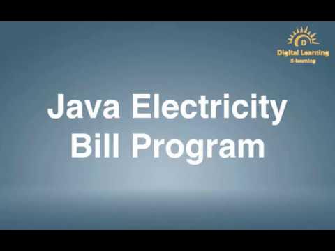88 Java Electricity Bill Program | Online Training Download app from below link - YouTube