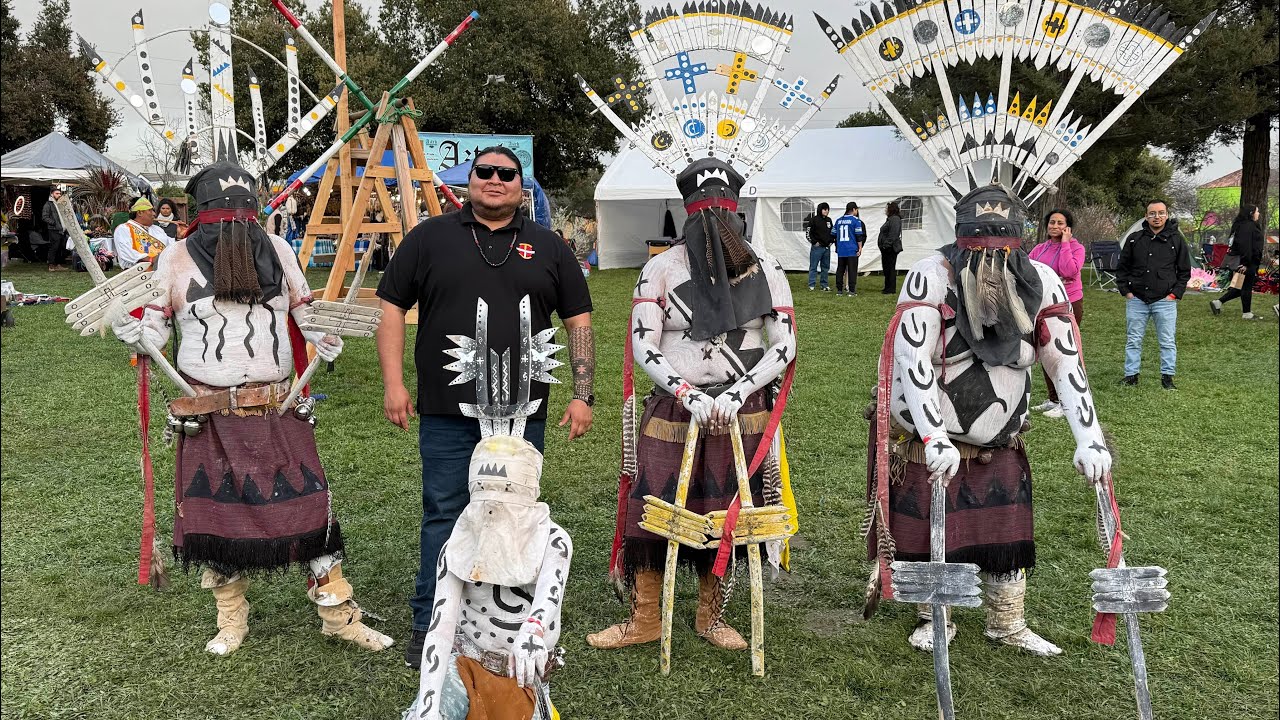 White Mountain Apache Crown Dancers at Azteca New Year in San Jose, CA ...