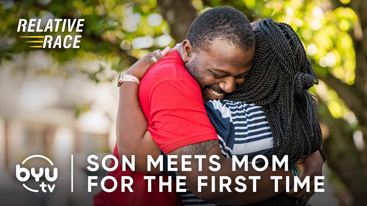 Son Meets Mom For The First Time | Relative Race | BYUtv - YouTube