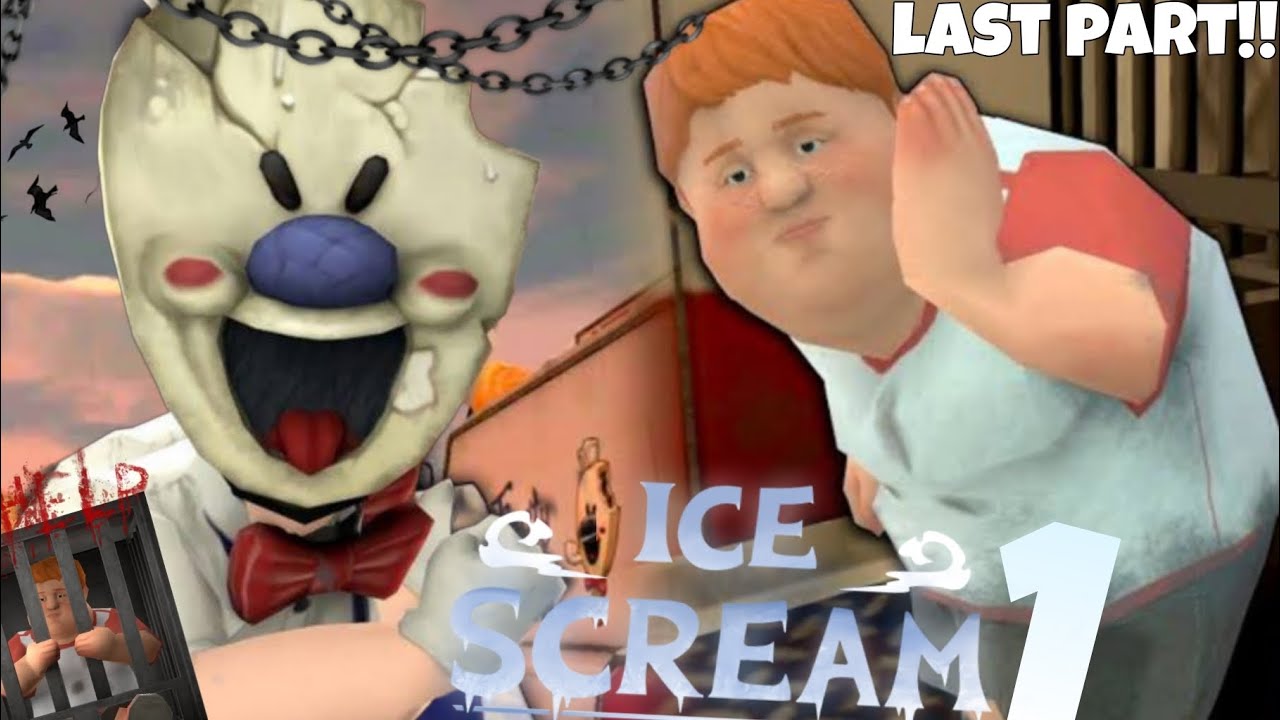 ICE CREAM 1 : FINALLY!! i saved my friend 🤯 from ROD 🥶 HORROR gameplay ...