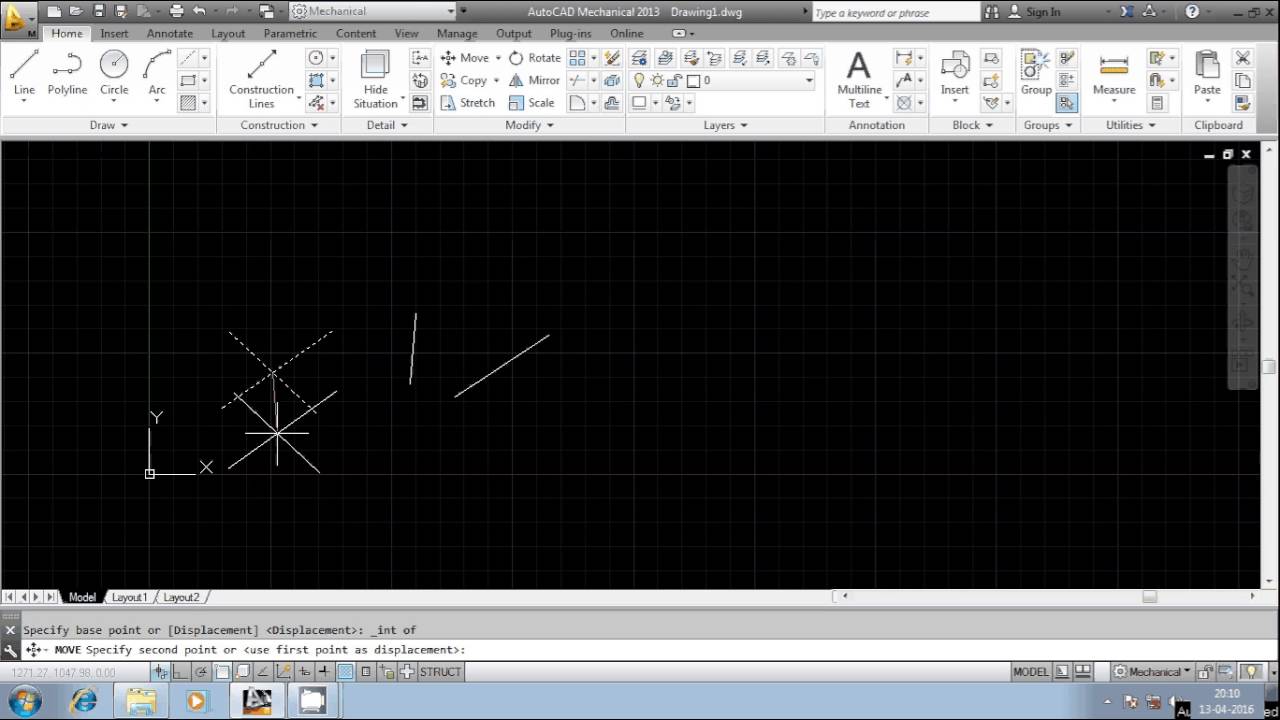 INTERSECTION OBJECT SNAP MODE IN AUTOCAD YouTube intersection-object-snap-mode-in-autocad-youtube