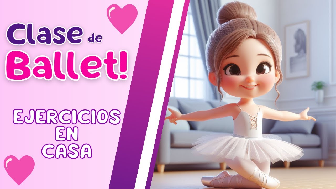Ballet desde CASA 🏡 | Posiciones básicas de ballet para hacer en casa 👧 ...