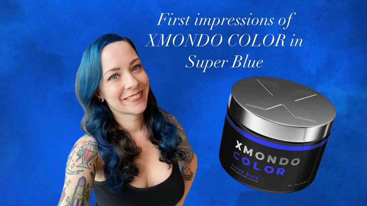 Trying XMONDO COLOR in Super Blue - YouTube