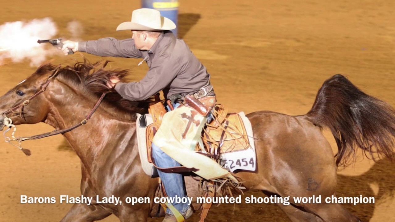 2016 AQHA Open Cowboy Mounted Shooting World Champion - YouTube
