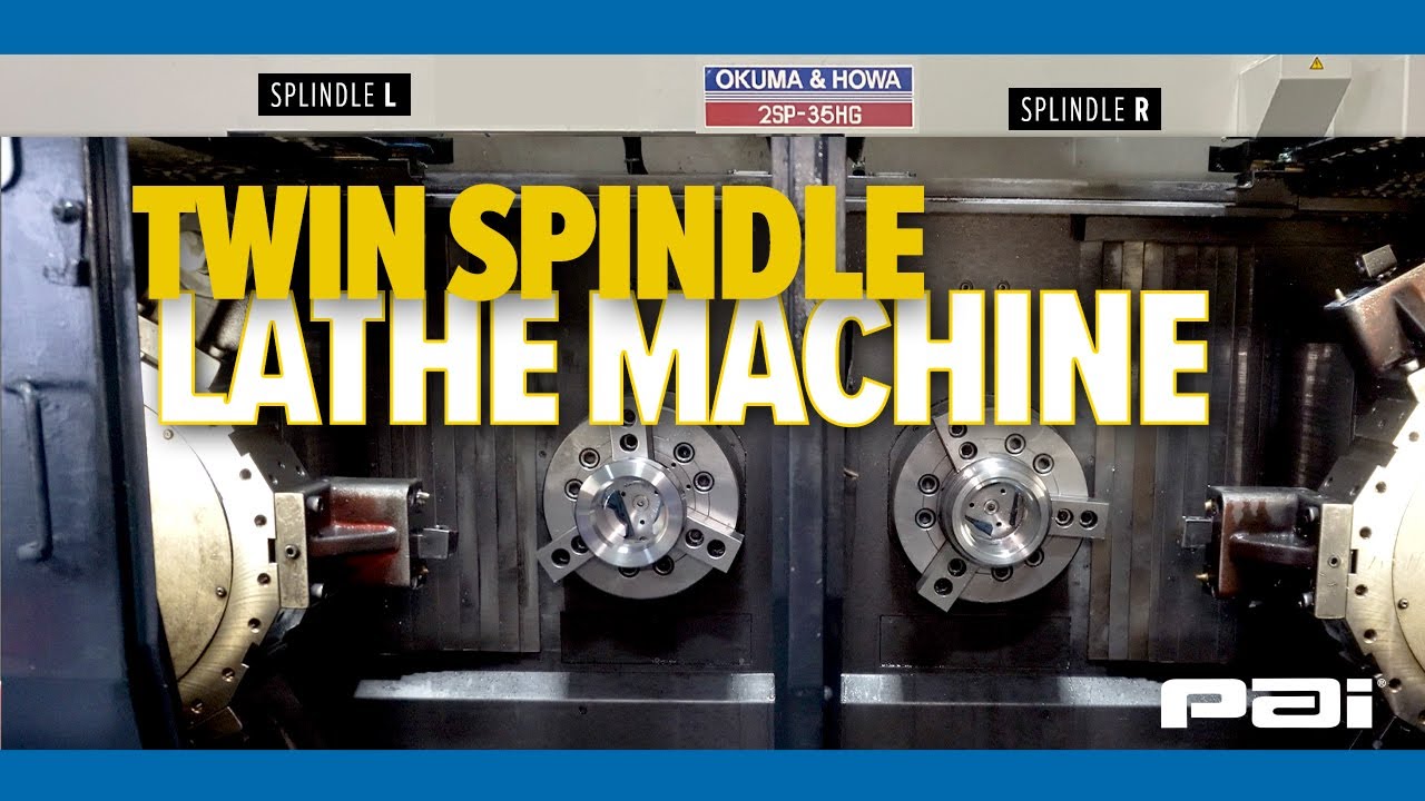 Twin Spindle - Lathe Machine - YouTube