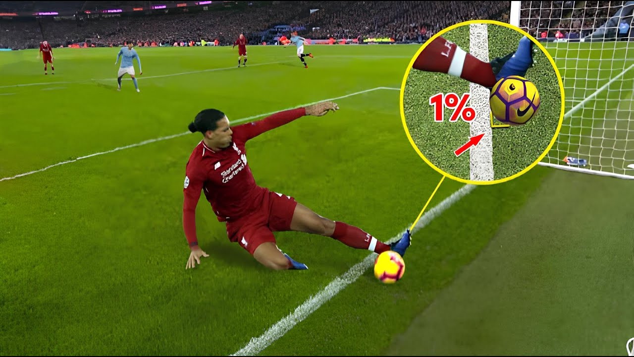 Heroic goal line Clearances in football 2024 - YouTube