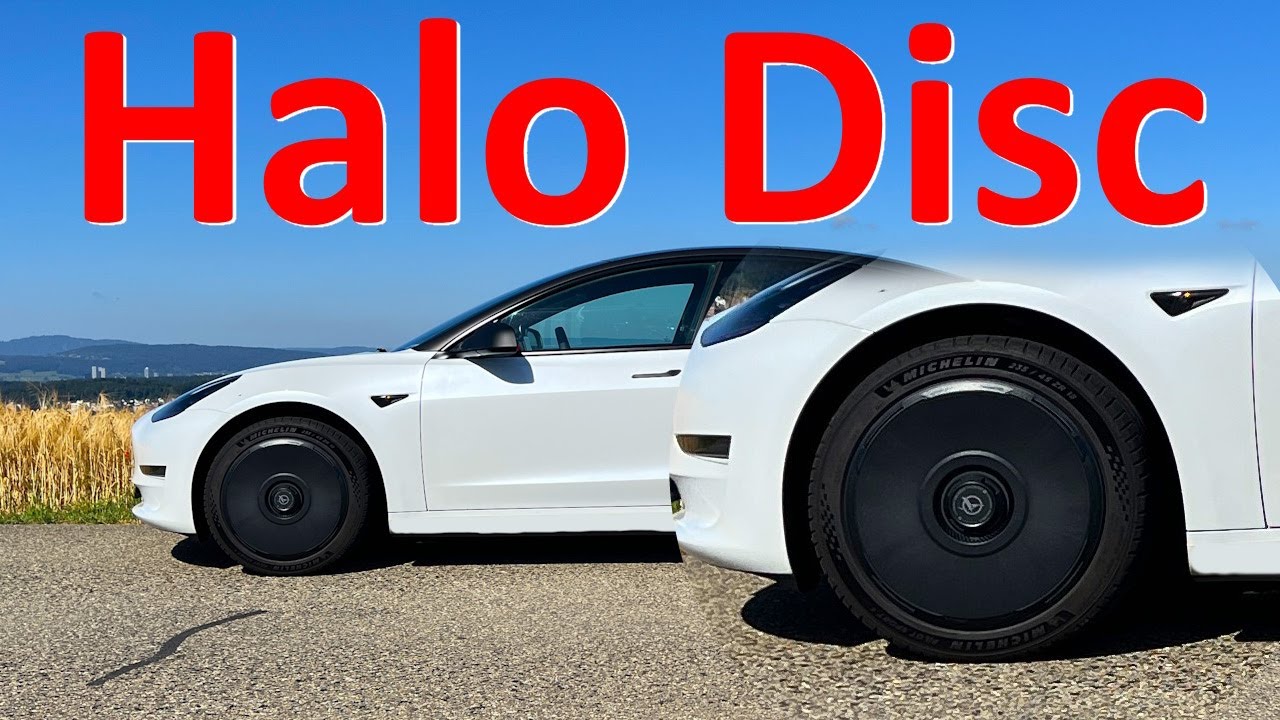 HALO DISC 2 von HaloBlk - Radkappen im Rennsport Style für dein TESLA ...