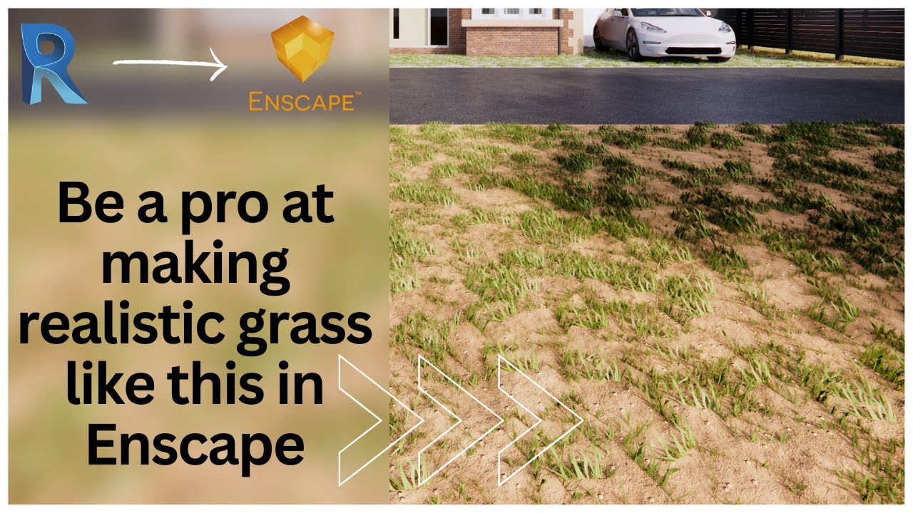 Make a Realistic Grass with Revit Architecture and Enscape Software ...
