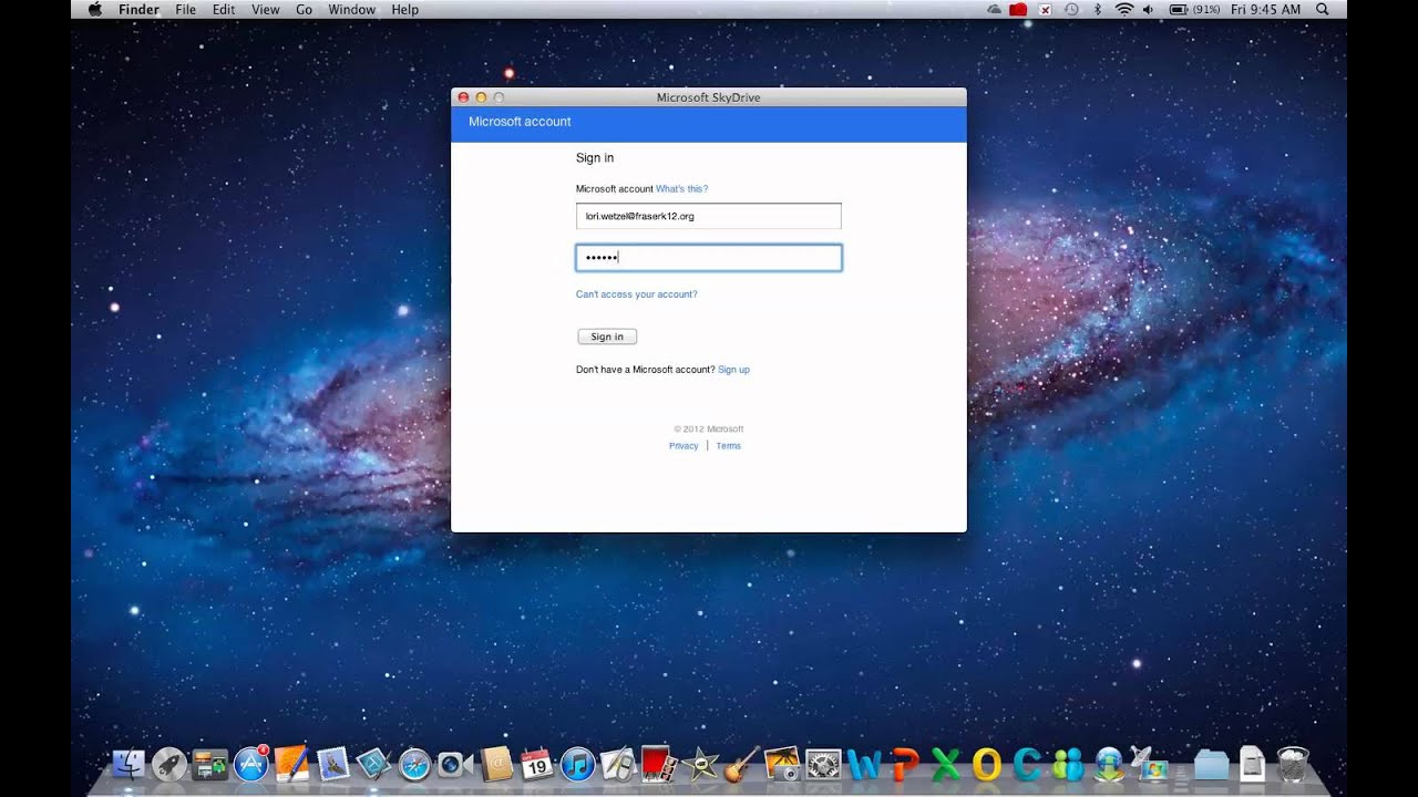 Installing SkyDrive on your MacBook - YouTube