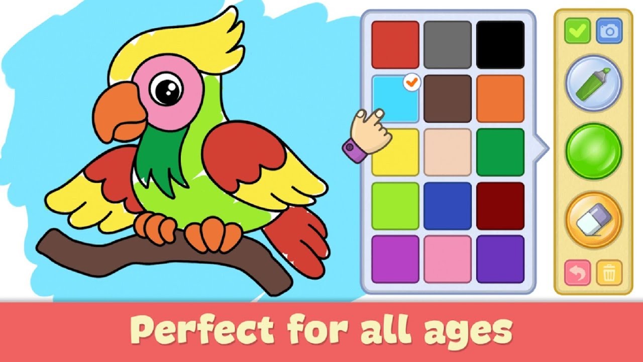 Coloring and Drawing for Kids Painting Art Learn for Children # 1 ...