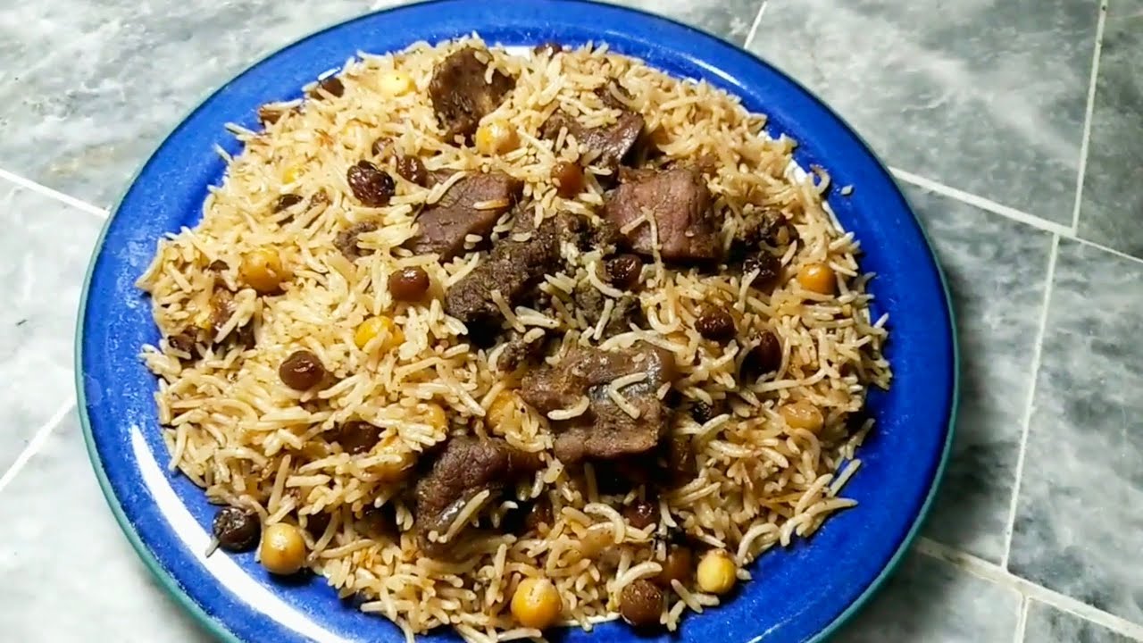 Peshawari Pulao | Mewa Chana Beef Pulao 1Kg Recipe پشاوری پلاؤ ایک کلو ...