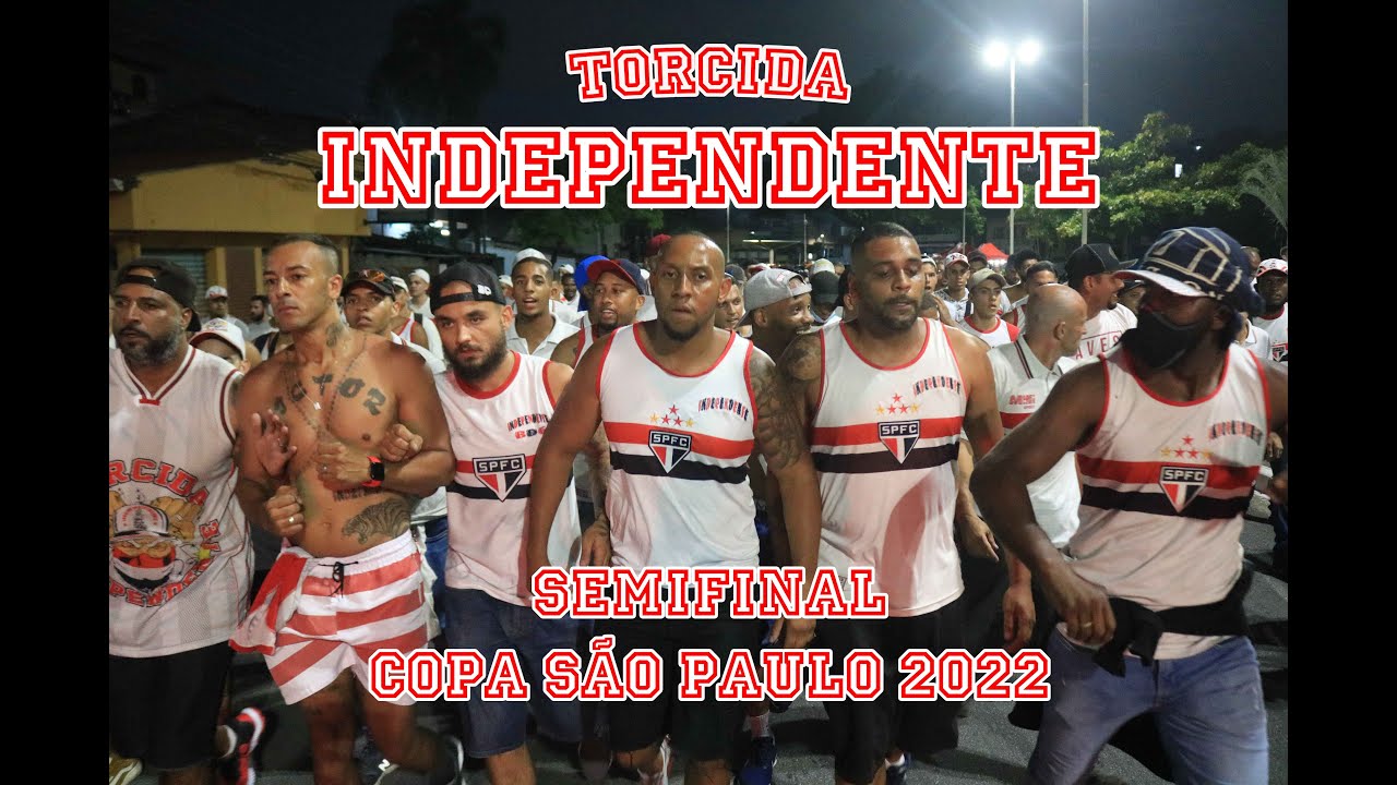 Caminhada Torcida Independente - Semifinal Copinha 2022 São Paulo x ...