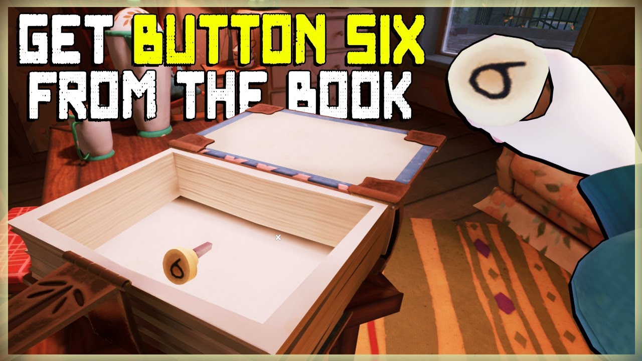 How To Get Button 6 From The Locked Book Hello Neighbor 2 | Where Is ...