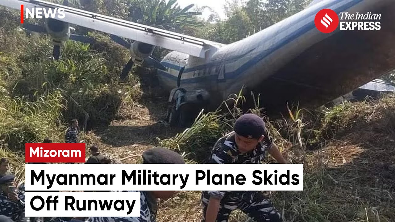 Myanmar Army Plane Crash-lands In Mizoram, Injuring Six: 14 Onboard ...
