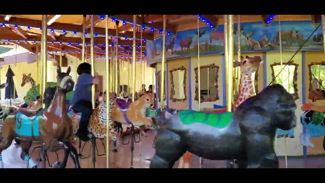 Aug. 5, 2019 Riding the Carousel at the LA Zoo. - YouTube