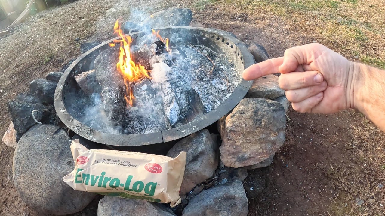 Enviro-Log Clean Burning Fire Log 3lb Pack of 6 - Review - YouTube