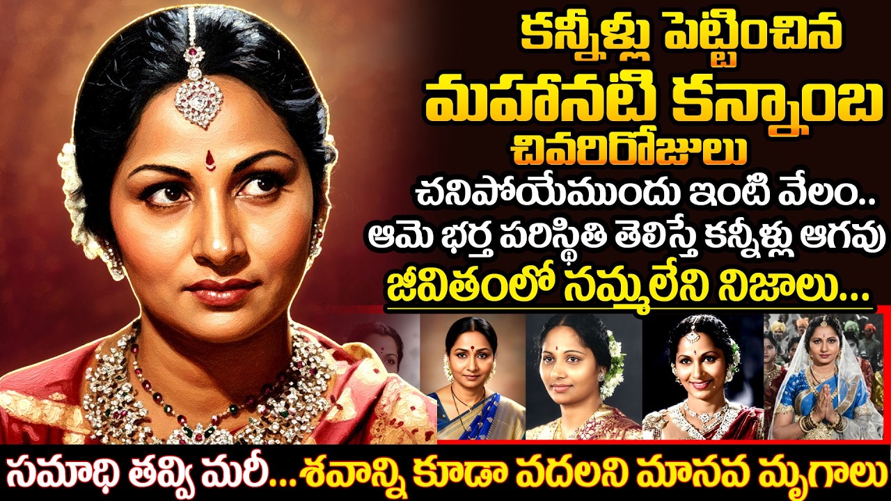The Legendary actress P. Kannamba: Queen of Telugu Cinema’s Golden Era ...