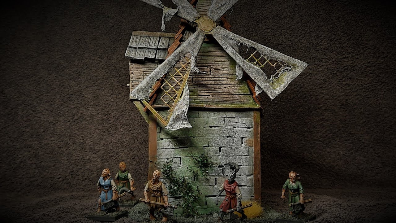 Wargame terrain; The wailing windmill - YouTube