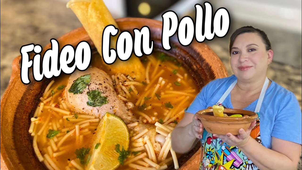 EASY & DELICIOUS FIDEO WITH CHICKEN | FIDEO CON POLLO - YouTube