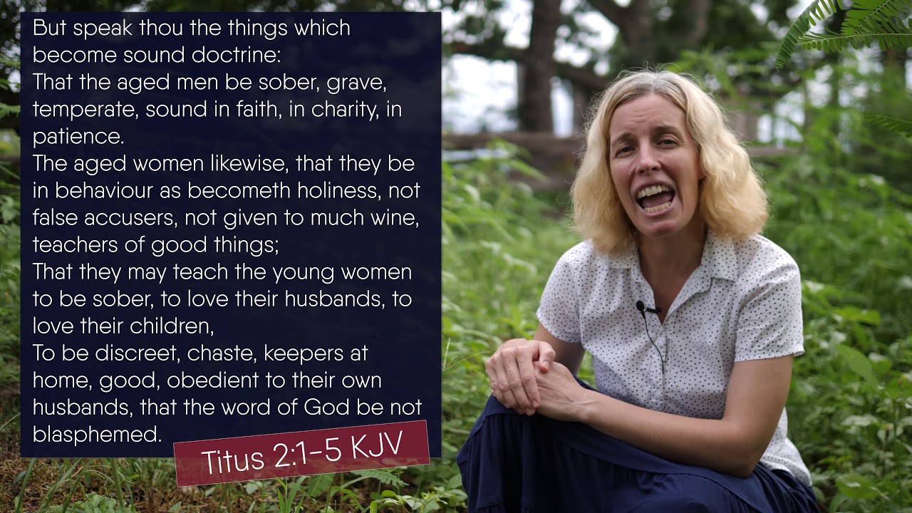 How to sing Titus 2:1-5 KJV - But speak thou the things - Musical ...