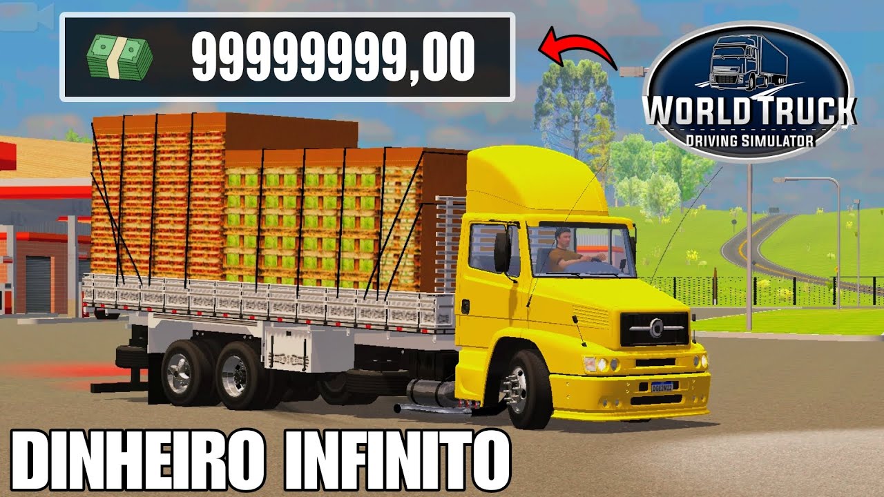WORLD TRUCK DRIVING SIMULATOR MOD APK DINHEIRO INFINITO & TODOS OS ...