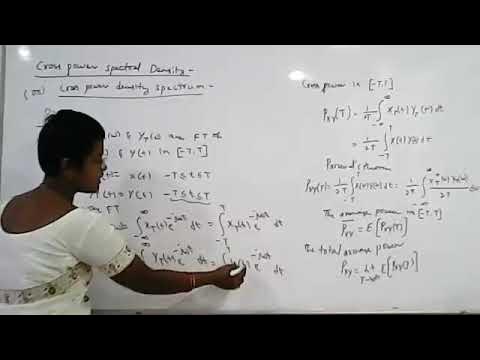 Lecture 133: Average cross power of two random processes/PTSP/ECE/B.Tech/JNTU - YouTube