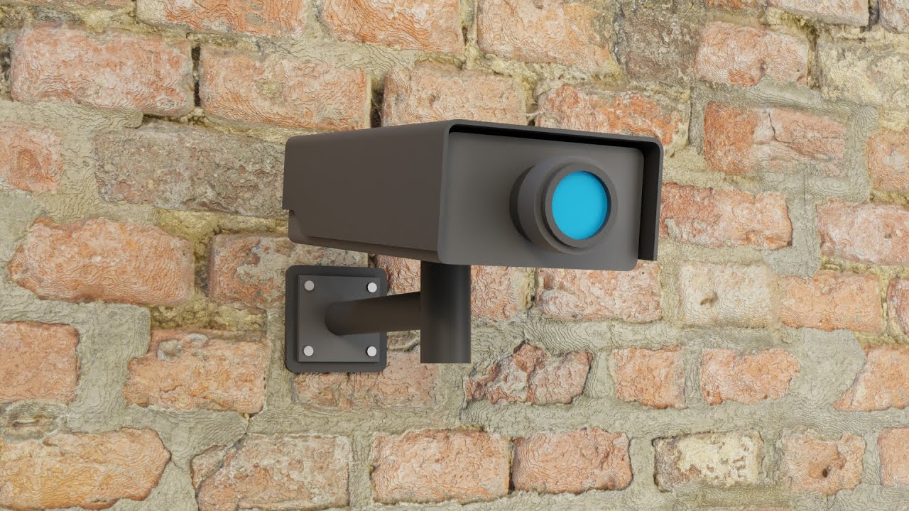 CCTV camera scene Blender Tutorial - YouTube