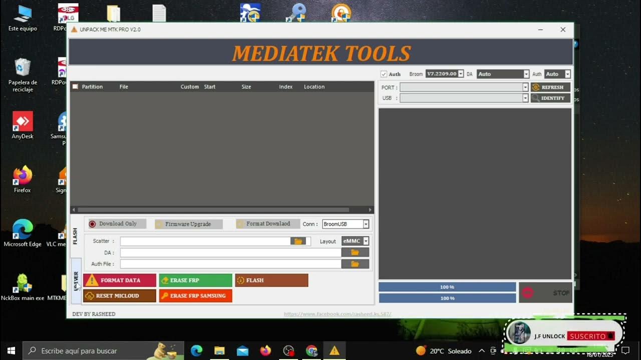 Nueva Herramienta MTK | FRP, KG LOCKED, FLASH, UNLOCK BOOTLOADER /2023 ...