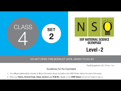 Class 4/Level 2 NSO/Set 2 OSDS Solved #level2nso #soflevel2 #level2osds ...