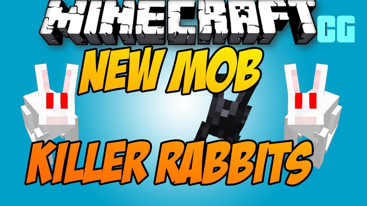 Minecraft: KILLER RABBITS! (Snapshot 14w27b) - YouTube