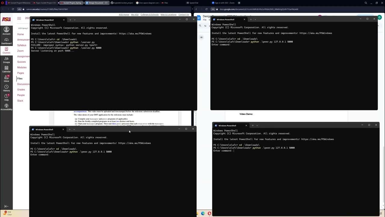DHT application program Milestone 1 - Group 42, CSE 434 - YouTube