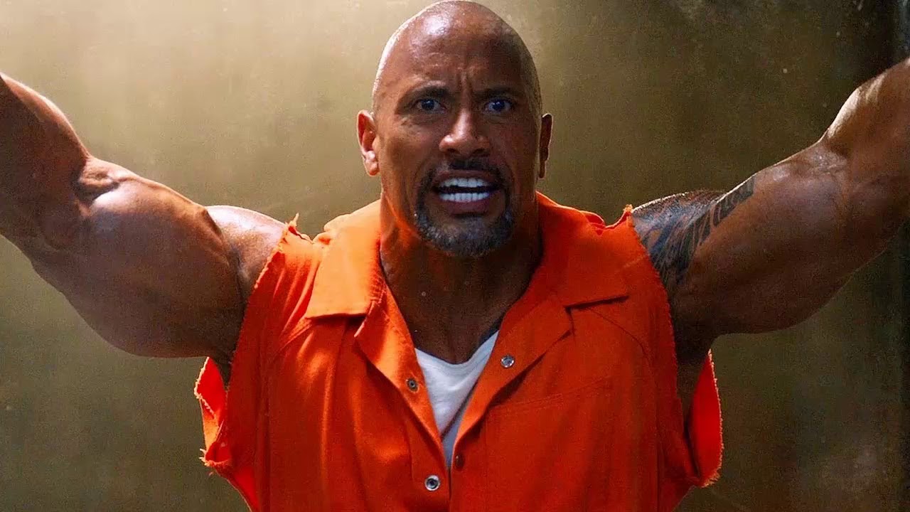 Hobbs vs Shaw - Prison Escape Scene - The Fate of the Furious (2017 ...