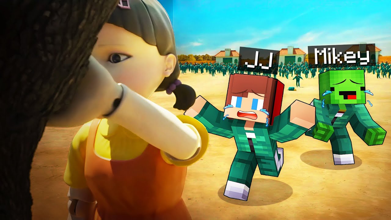JJ and Mikey vs Squid Game 2 - Minecraft Maizen - YouTube