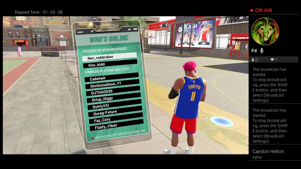 NBA 2k20 LIVE Dodgeball rodeo and park - YouTube