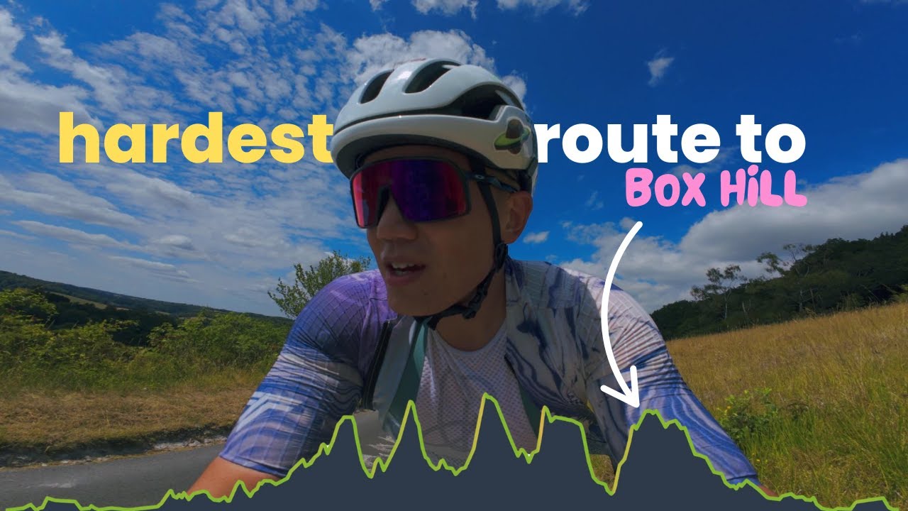 I tried making the hardest route to Box Hill... - YouTube