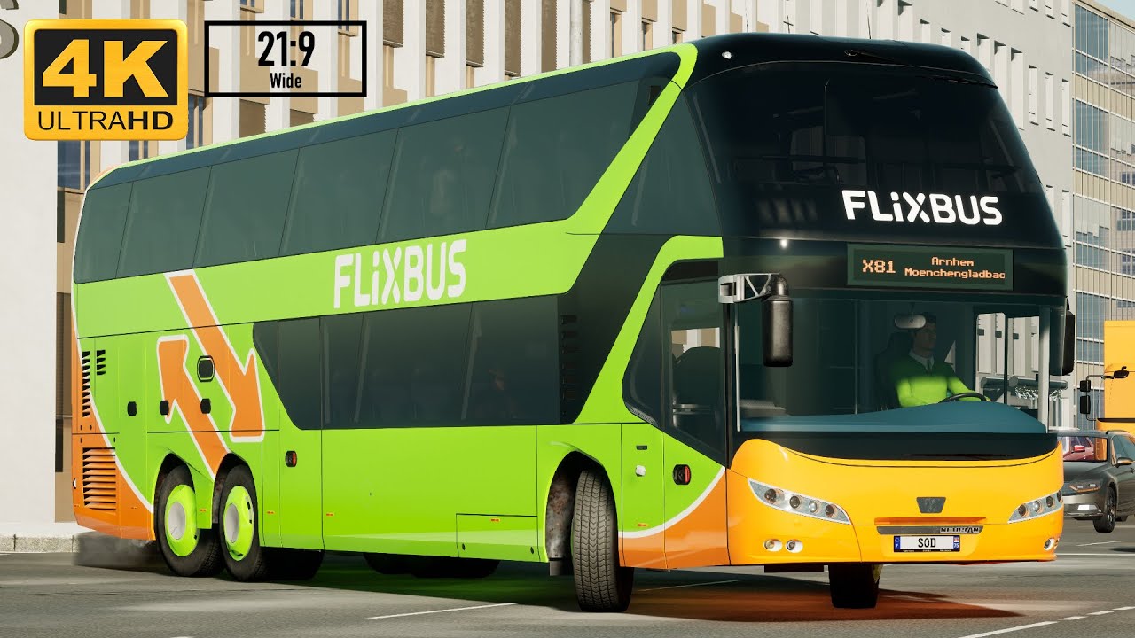 Fernbus Simulator - FlixBus Neoplan Skyliner - Luxembourg To Arnhem Via ...